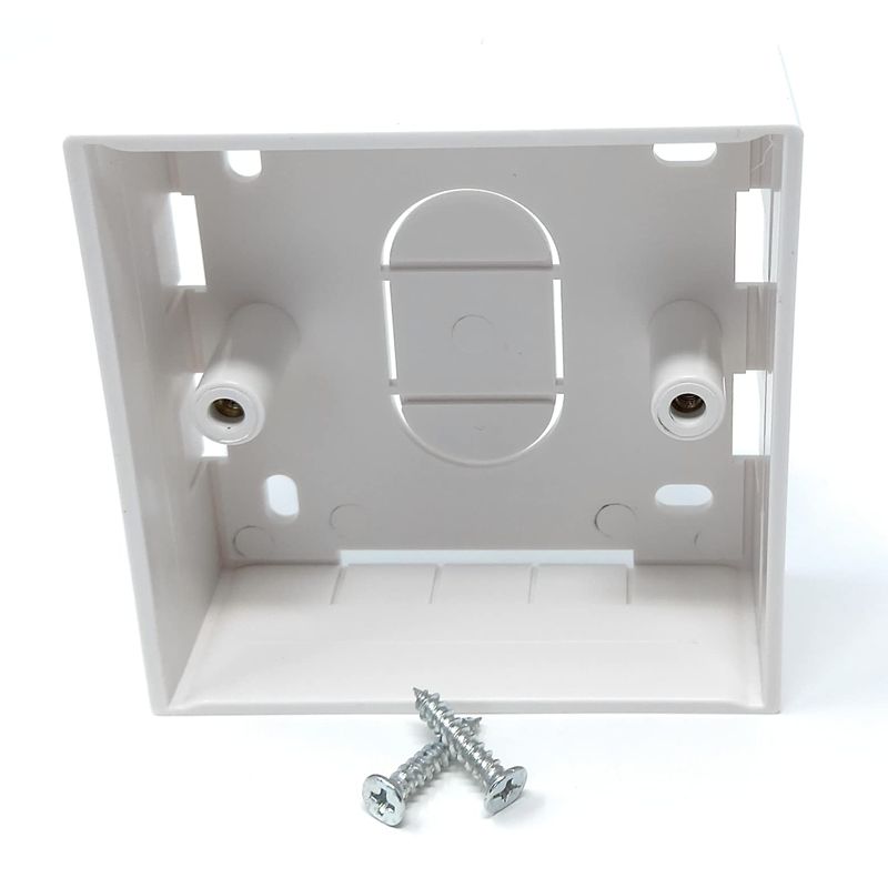 Surface Mounting Back Box for Wallplate Ethernet Faceplate, Multi Cable ...