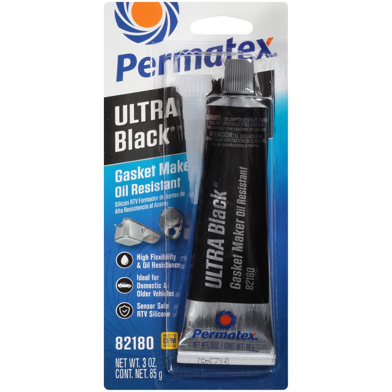 Permatex 82180 Ultra Black Maximum Oil Resistance RTV Silicone Gasket ...