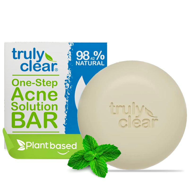 Truly Clear Acne Bar - Your Plant-Base One-Step Solution for Acne, Zits ...