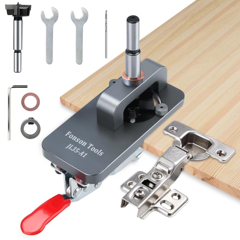 35mm Concealed Hinge Jig, Cabinet Door Hinge Jig, Accurate Hinge ...