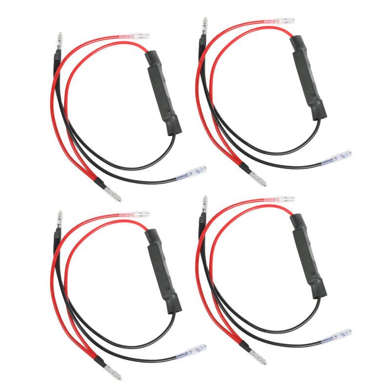 RACOONA 4PCS Motorcycle Resistor,12V Motorcycle Turn Signal LED Load ...