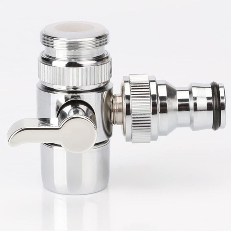 Brass Faucet Valve Diverter Adapter, Swich Faucet Aerator Adapter Sink ...
