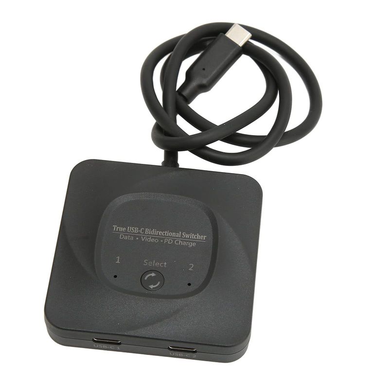 Cocoarm Usb C Switch Selector 2 In 1 Output Bi Direction Usb C Switch Hd Typ C Bi Direction