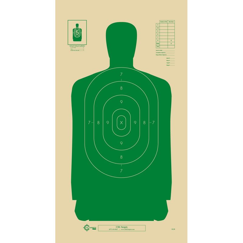 Silhouette Shooting Targets - Indoor and Outdoor Paper Targets for ...