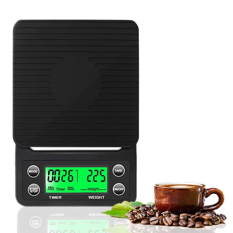 VIA CREMA Professional Coffee Scale With Timer Digital Coffee Scales ...