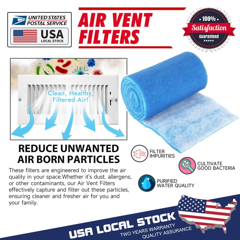 1 pack Electrostatic Register Floor Ceiling Air Vent Filters 12"X12 ...
