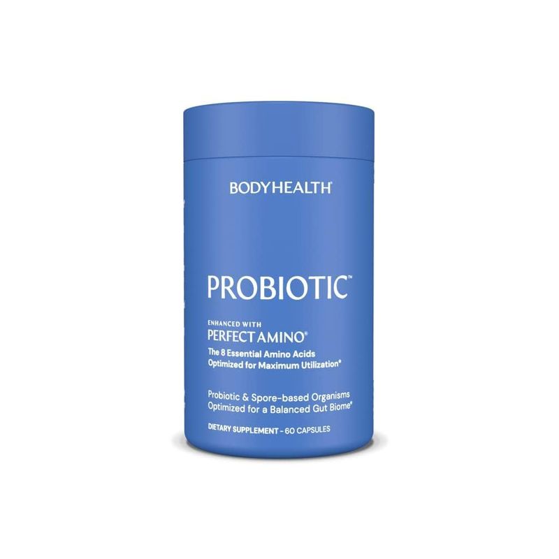 BodyHealth Probiotic - Enhanced with Perfect Amino (60 Caps), High ...