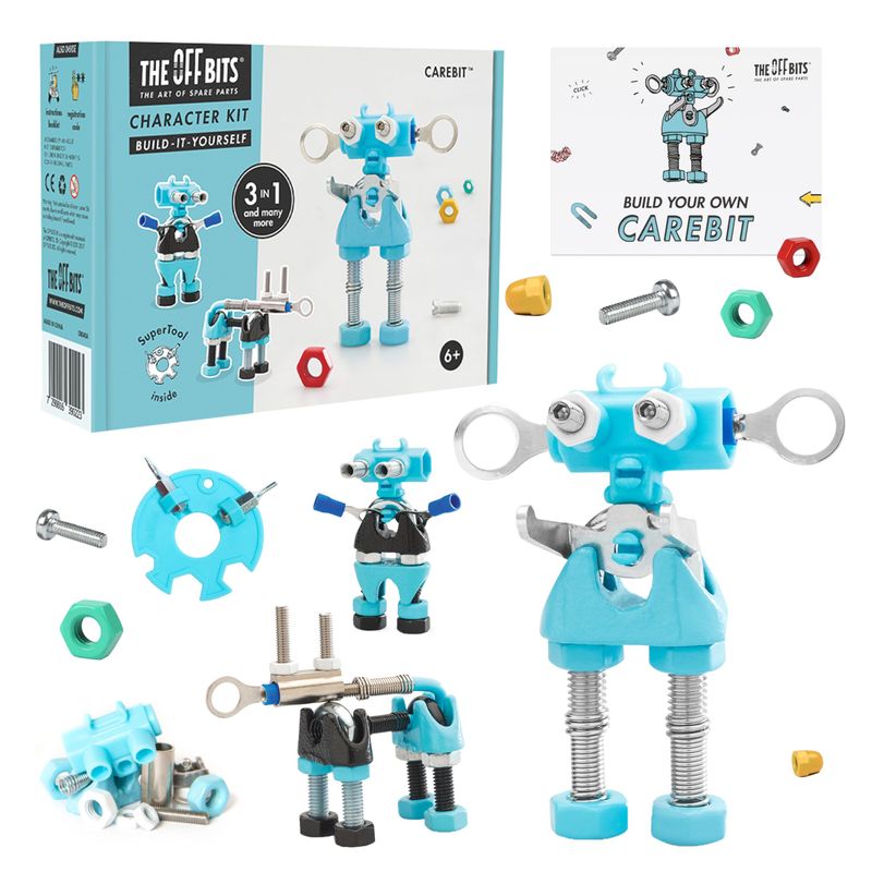 The Off Bits CareBit Build Your Own Robot Toy Construction Set ...