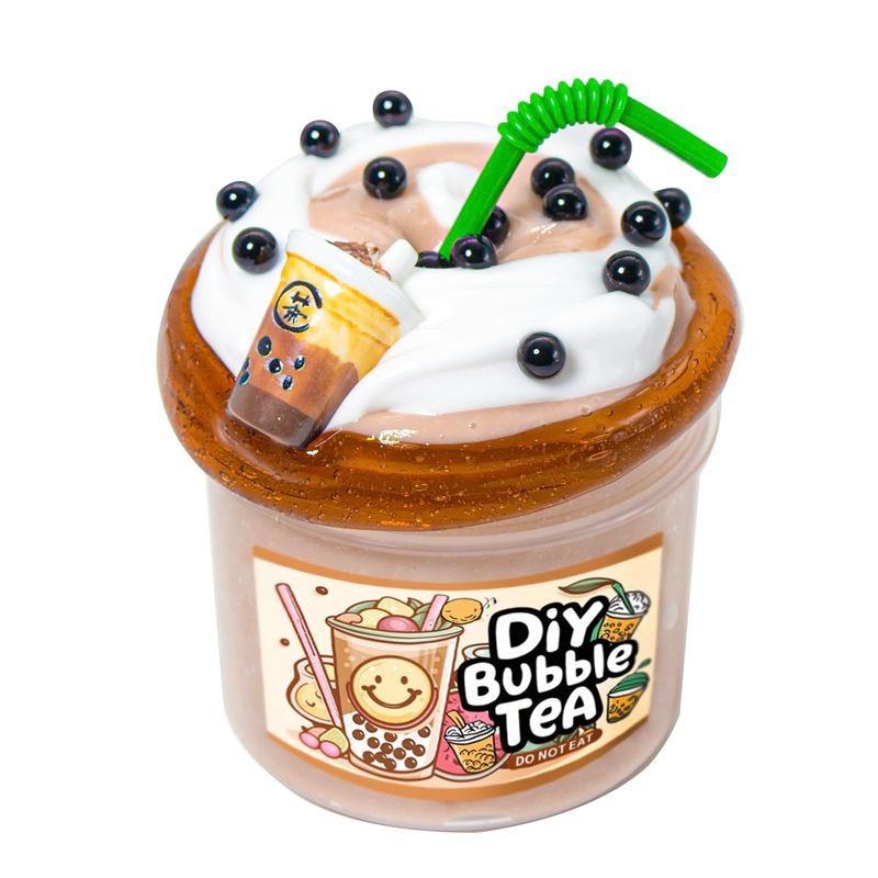 Tototang Slimes - DIY BUBBLE TEA themed slime (7oz)- Thick and Glossy ...