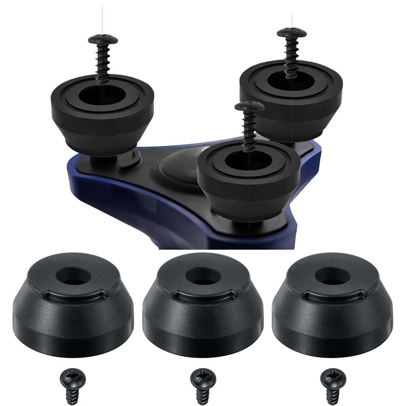 Replacement Screw-in Rubber Cane Tips Feet Suitable for Hurrycane ...