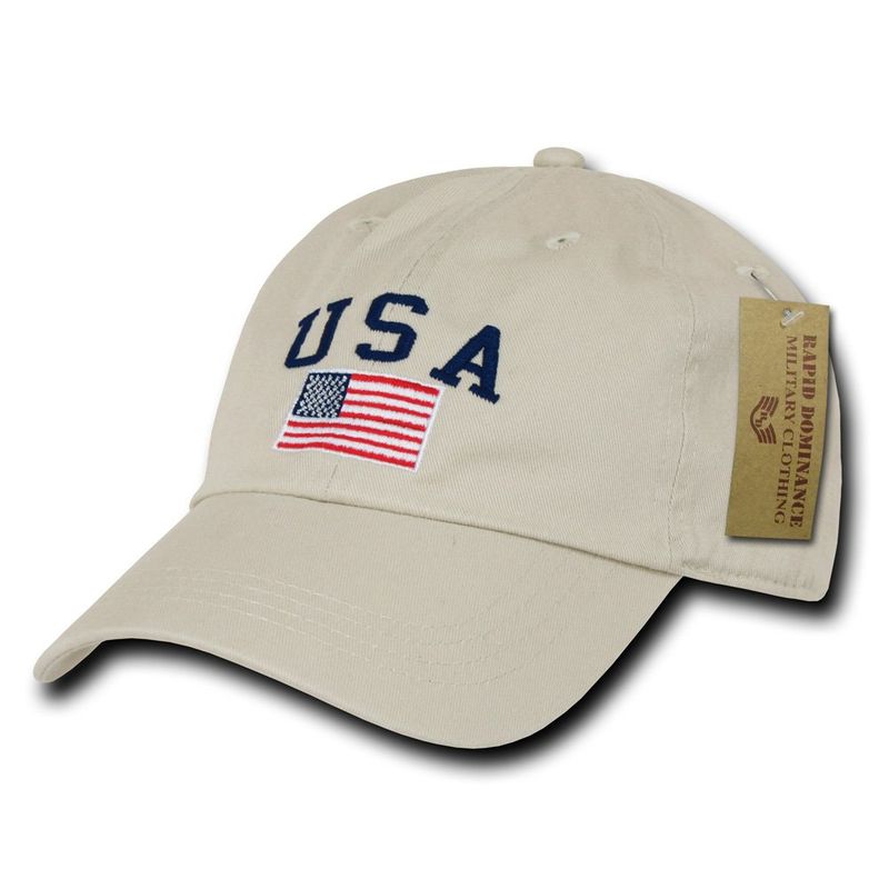 Rapid Dominance Mens Padded Baseball-caps, Stone - EveryMarket