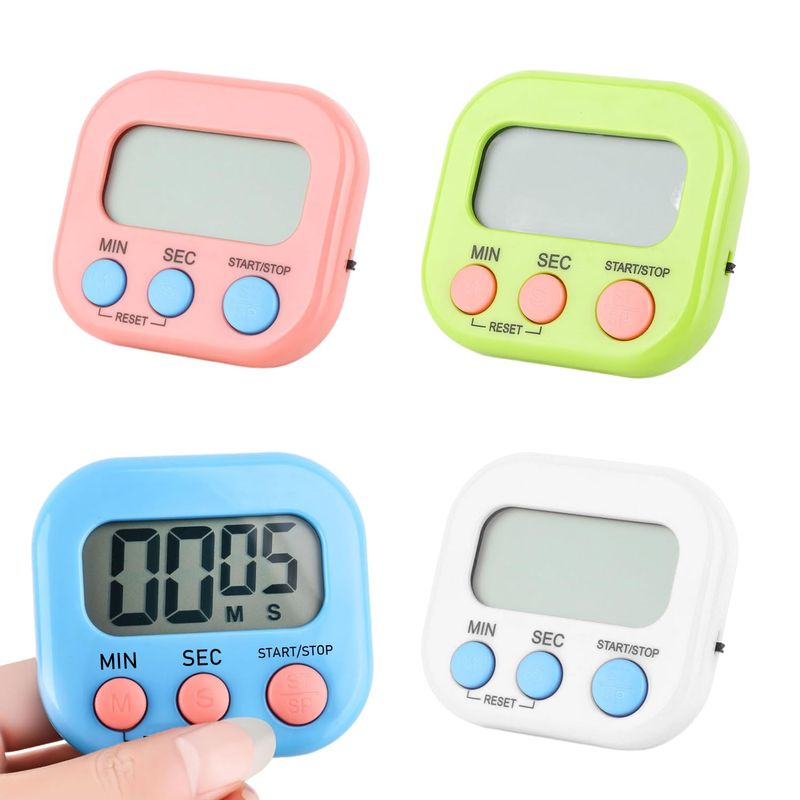 4 Multifunctional Timers, Kitchen Cooking, Children's Teeth Cleaning ...