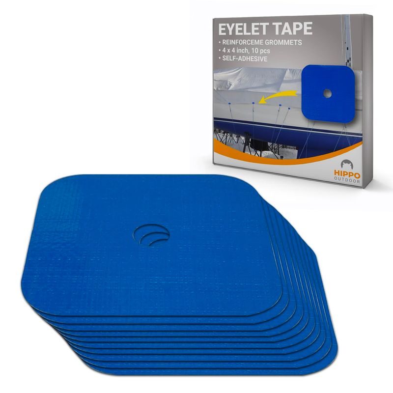 Hippo Outdoor Grommet Reinforcement Tape - Double Eyelet Strength ...
