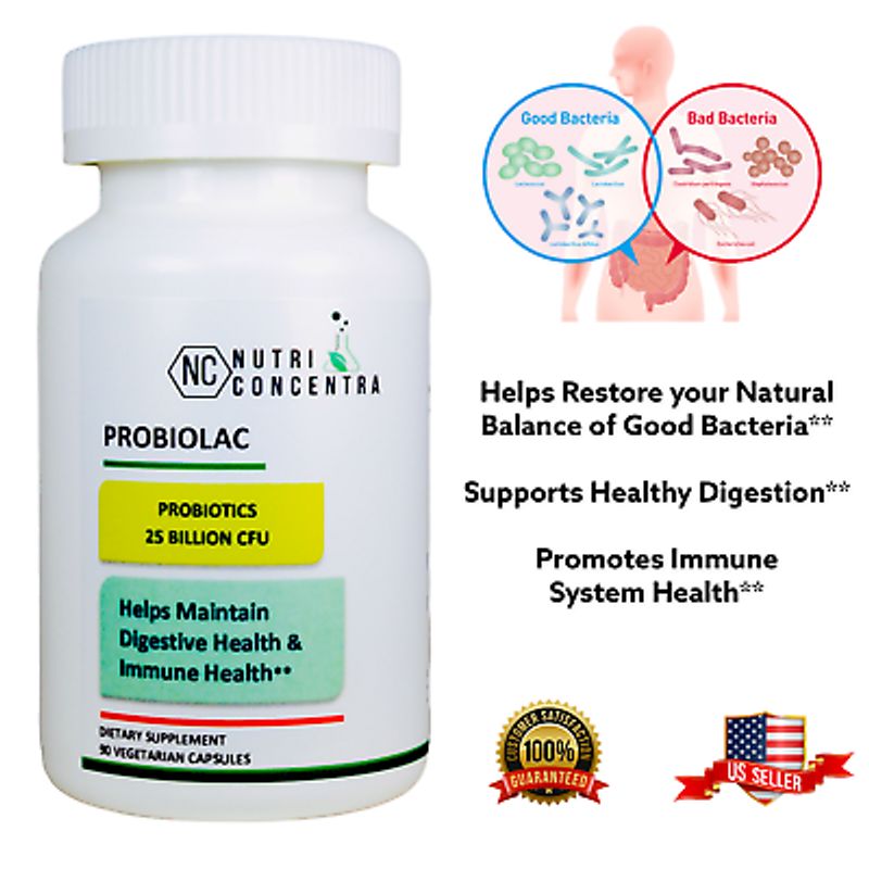 Immune Support Probiotics, Lactobacillus and Bifidobacterium, 90 ...