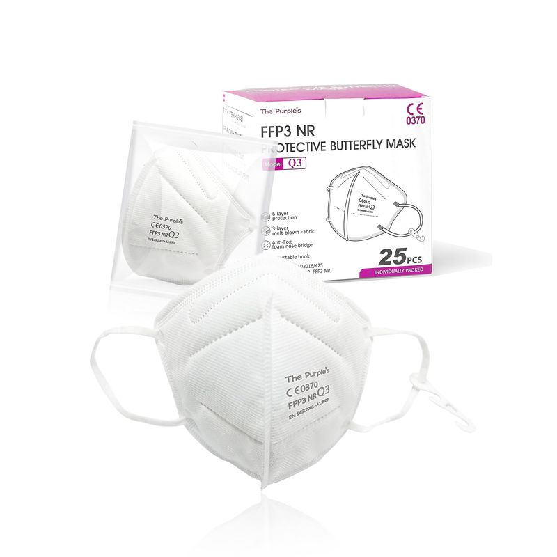 Mottace FFP3 Mask, 3D Mask, 6 Layers, 3D Mask, Non-woven Fabric (Protective Power, FFP3, N95 ...