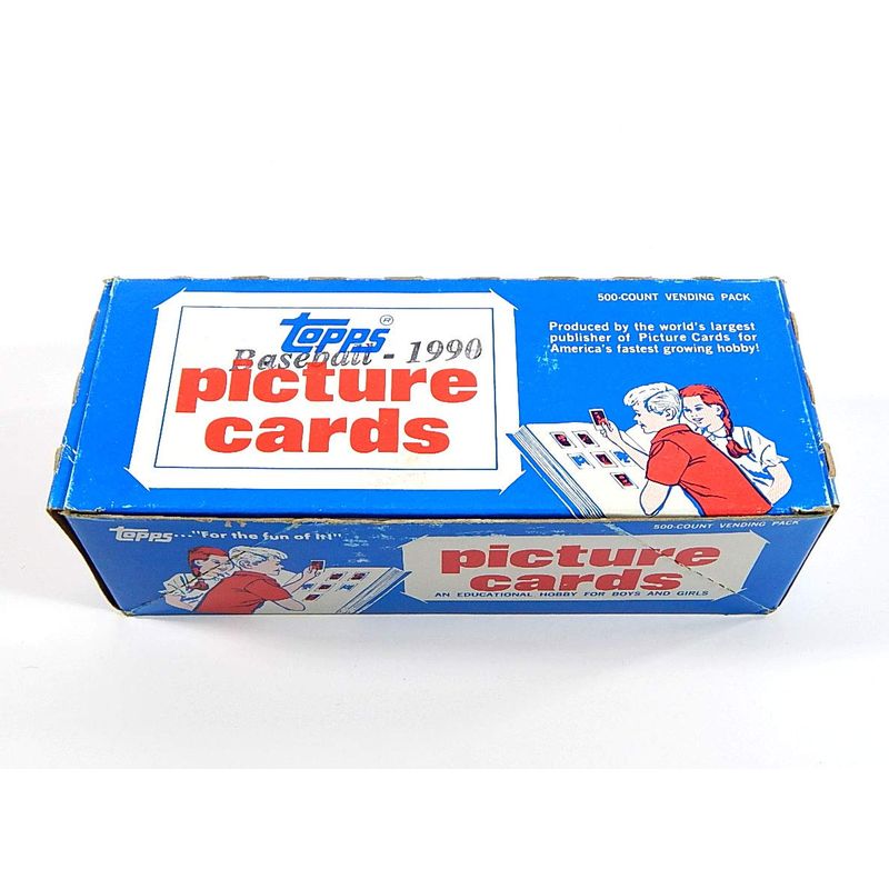 1990 Topps Baseball Cards Unopened Vending Box of 500 Cards - EveryMarket