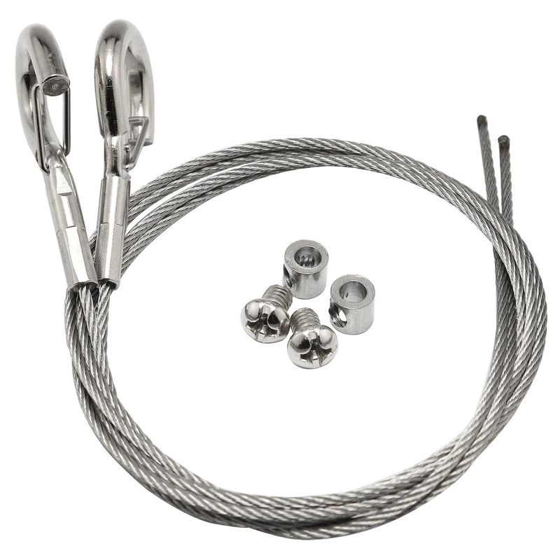 SJZBIN 2PCS Stainless Steel Gate Latch Cable Adjustable Gate Pull Cord ...