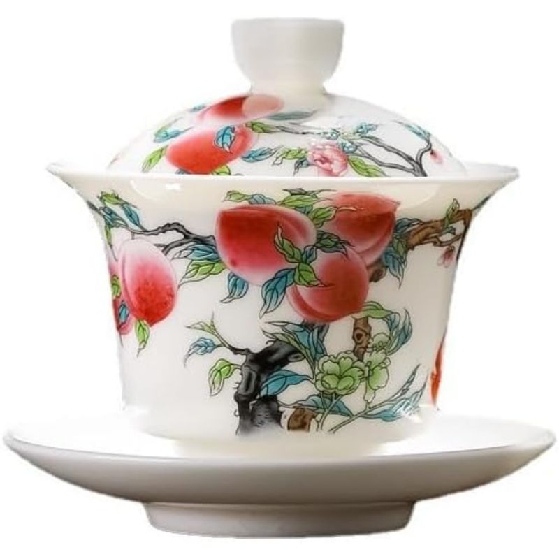 Chinese Lid Bowl, Kung Fu Rice Bowl, Chinese Traditional Gaiwan, 170ml ...