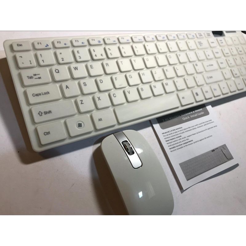 Wireless Keyboard with Number Pad & Mouse Set for Hitachi 32HB6J41U ...