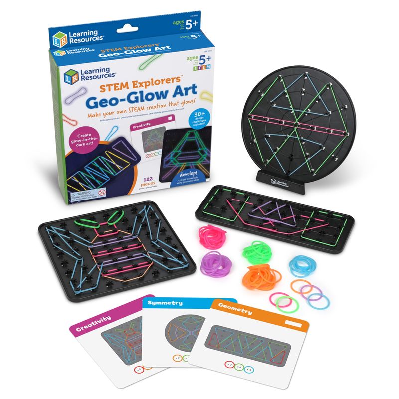 Learning Resources STEM Explorers Geo-Glow Art, STEM Toys, Coding Toy ...