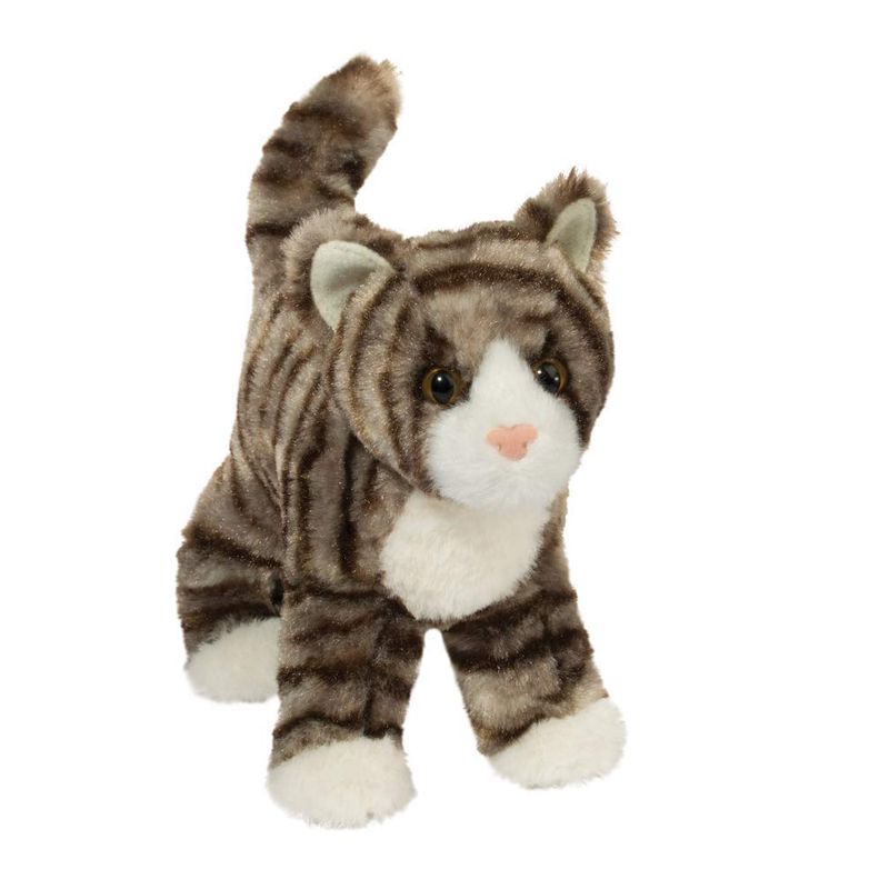Douglas Zigby Gray Stripe Tabby Cat Plush Stuffed Animal - Online ...