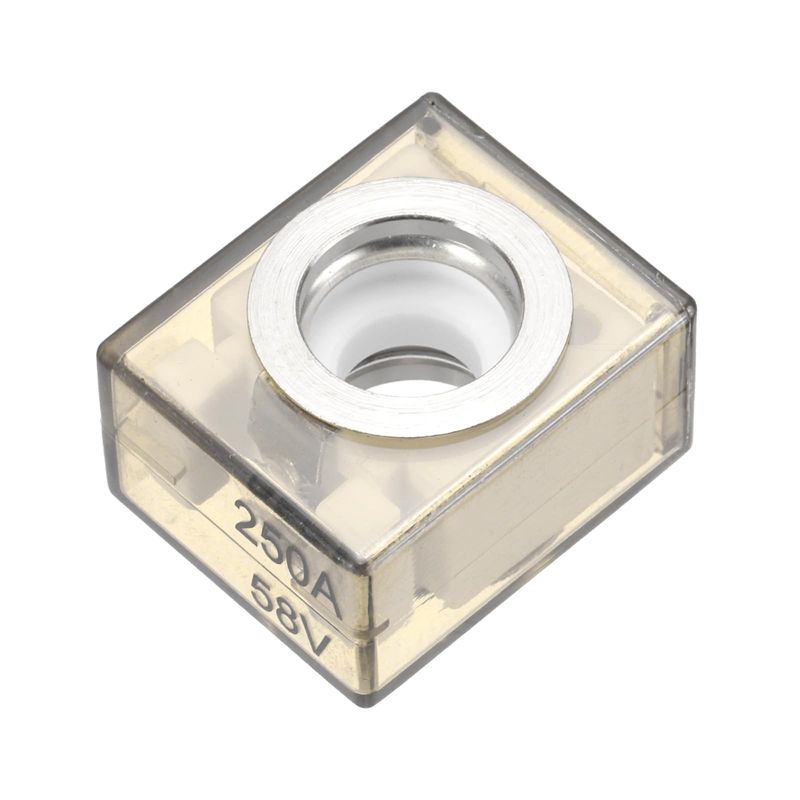 sourcing map Terminal Fuse, 250A Terminal Block Fuse, 58V DC Marine Rated Battery Fuse and ...