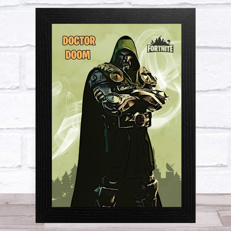 Fingerprint Designs Doctor Doom Gaming Comic Style Kids Skin Children's ...
