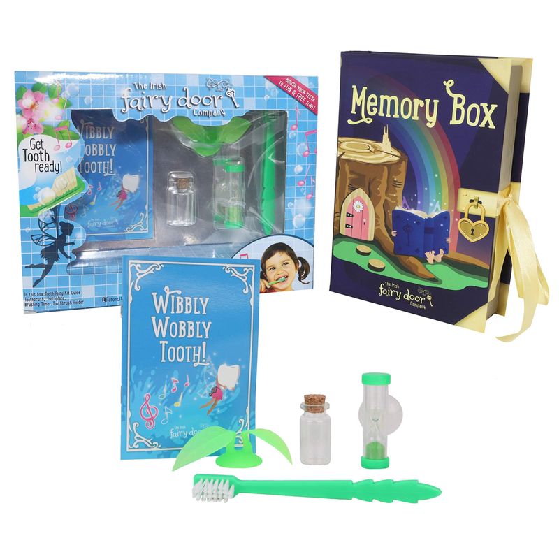 The Irish Fairy Door Company Pack Of 2 Gift Set- Magical Memory Box ...