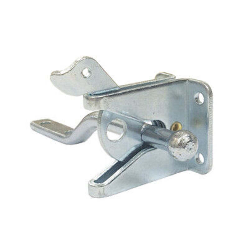 2" Self Locking Gravity Gate Door Latch Bolt-on Zinc Plated Latch Pin ...
