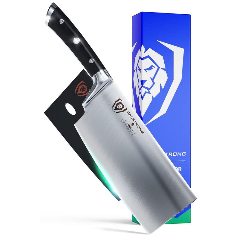 Dalstrong 7 inch Butcher Meat Cleaver Knife - Gladiator Series - Razor ...