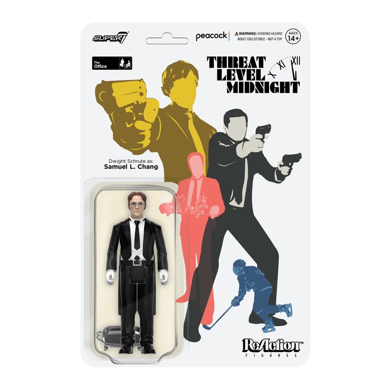 Super7 The Office Threat Level Midnight Dwight Schrute as Samuel L ...