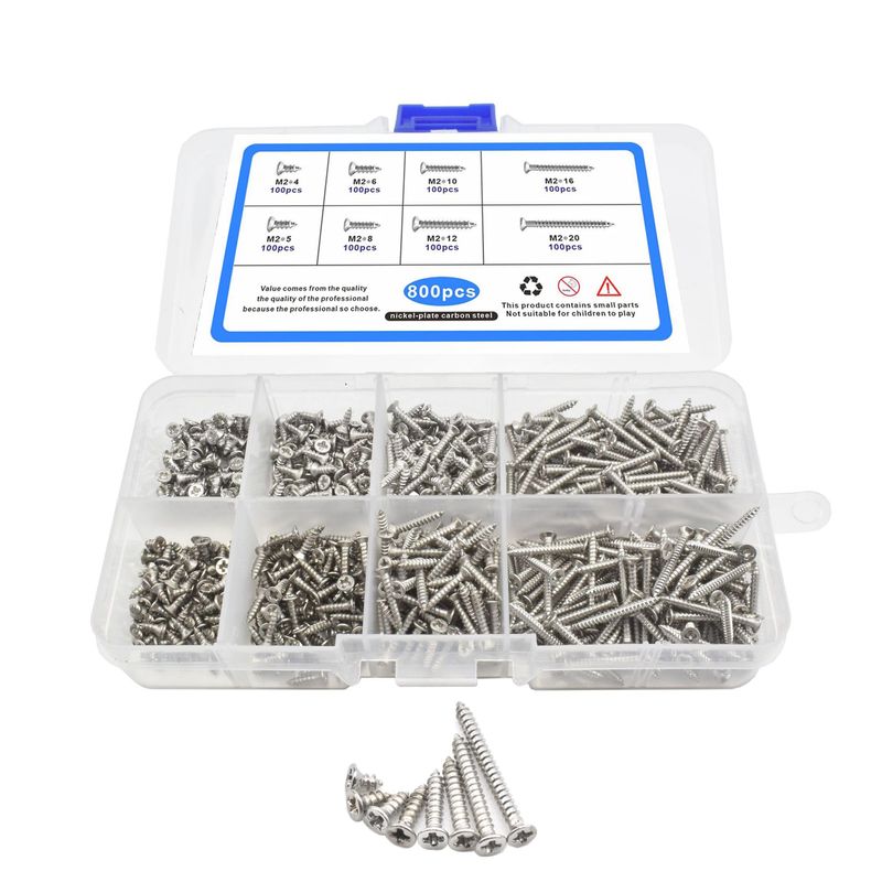 Tapping Screw Set: Very small screw set perfect for connecting iron ...