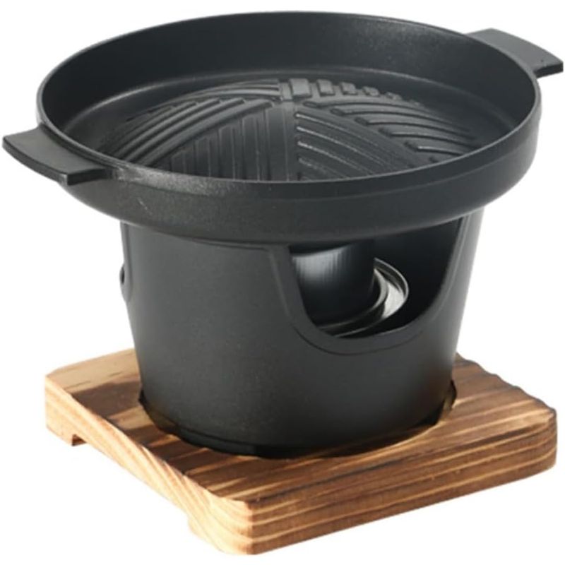 Barbecue Grill, Barbecue Pan, Grill, Solid Fuel Stove, Single Pot, Cast ...