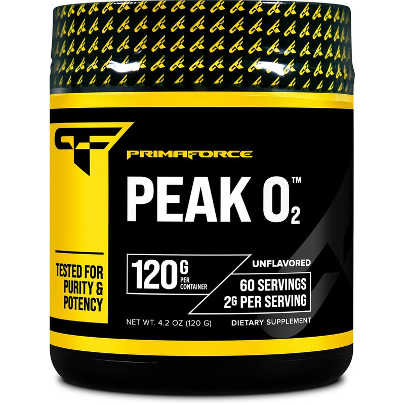 PrimaForce Peak O2 Workout Supplement, 120 grams - Proprietary Blend ...