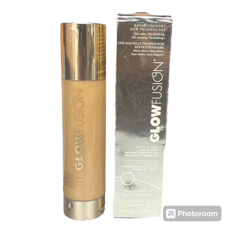 Fusion Beauty Glow Fusion Face/Body Natural Protein Tan Enhancing ...