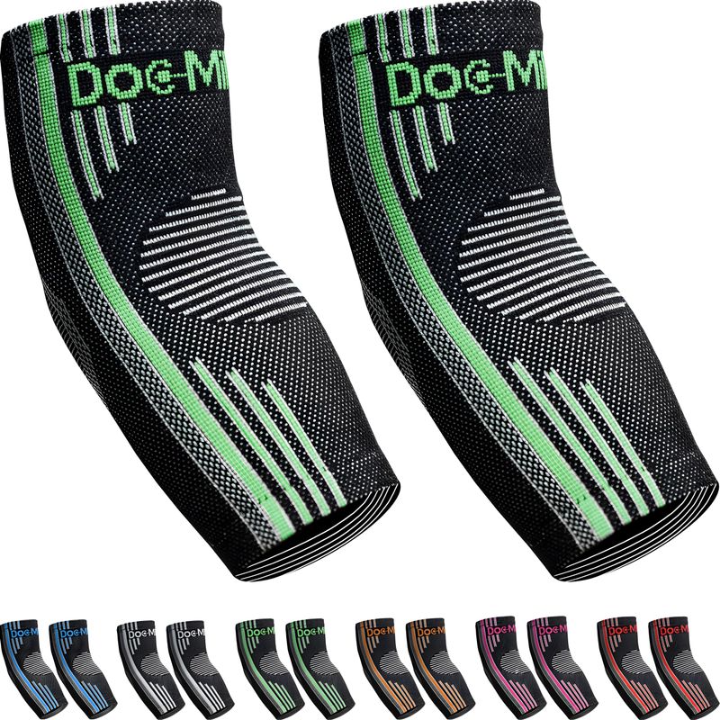 Doc Miller Compression Elbow Brace for Tendonitis and Tennis Elbow, 2 ...