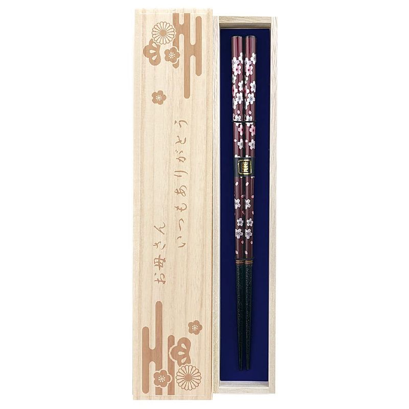 Chopsticks Wasaika Chirashi, Red, Dishwasher Safe, Design with Paulownia Box, Wrapping, Mom, Mom ...