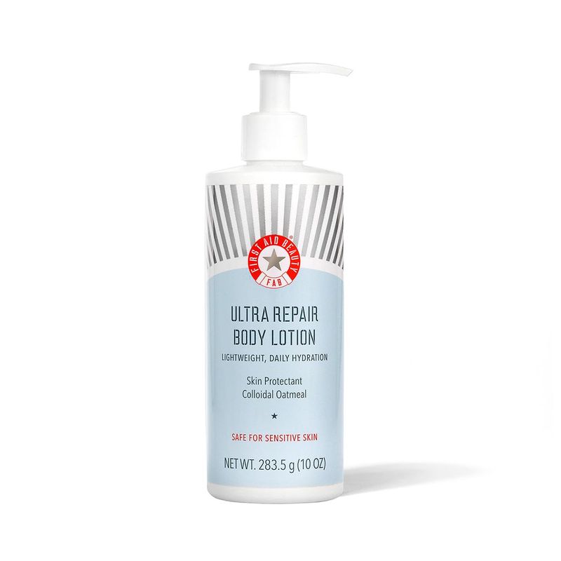 First Aid Beauty Ultra Repair Body Lotion – Lightweight, Daily Moisturizing Hydration for All ...