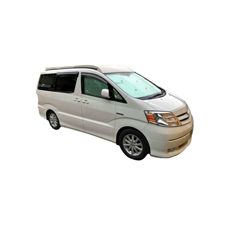 Alphard Thermal Front Window Screen Cover 3 piece curtains blinds ...