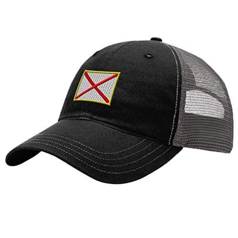 Alabama State Flag Embroidery Design Richardson Cotton Front and Mesh ...
