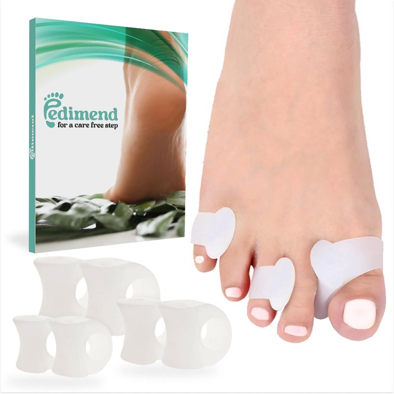 PEDIMEND Gel Toe Straighteners, Pinky Toe Separators, claw toe ...