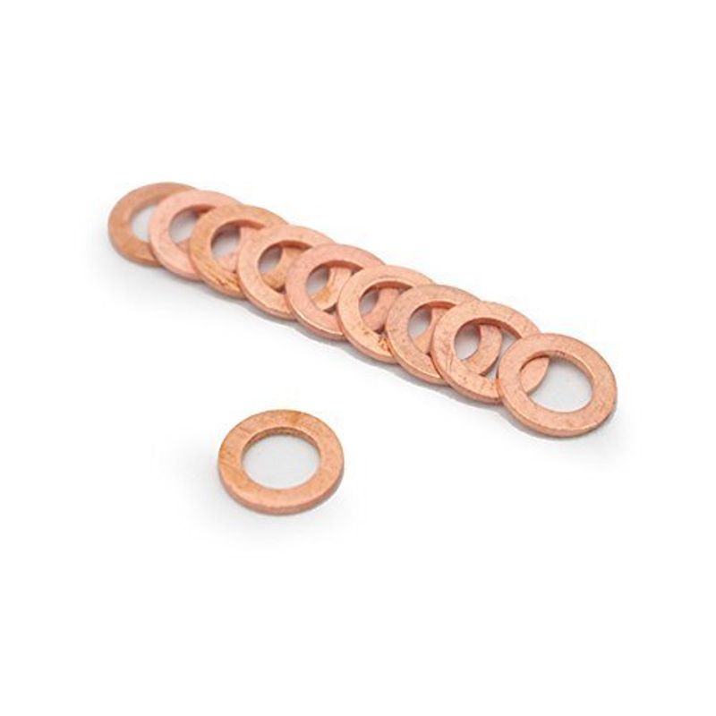 M10 Copper Washer, Copper Washer, Set of 10 - Online Marketplace ...