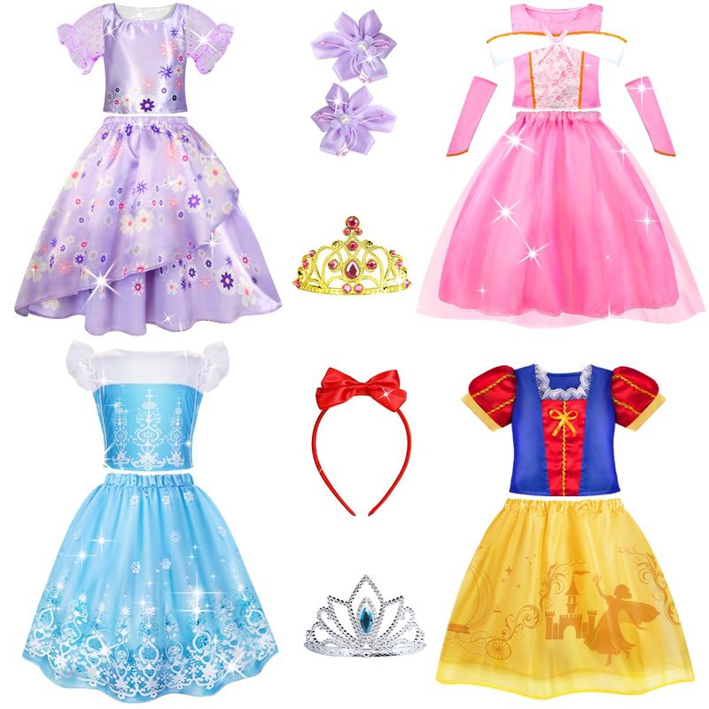 Meland Princess Dress Up - Princess Dresses for Girls with Princess ...