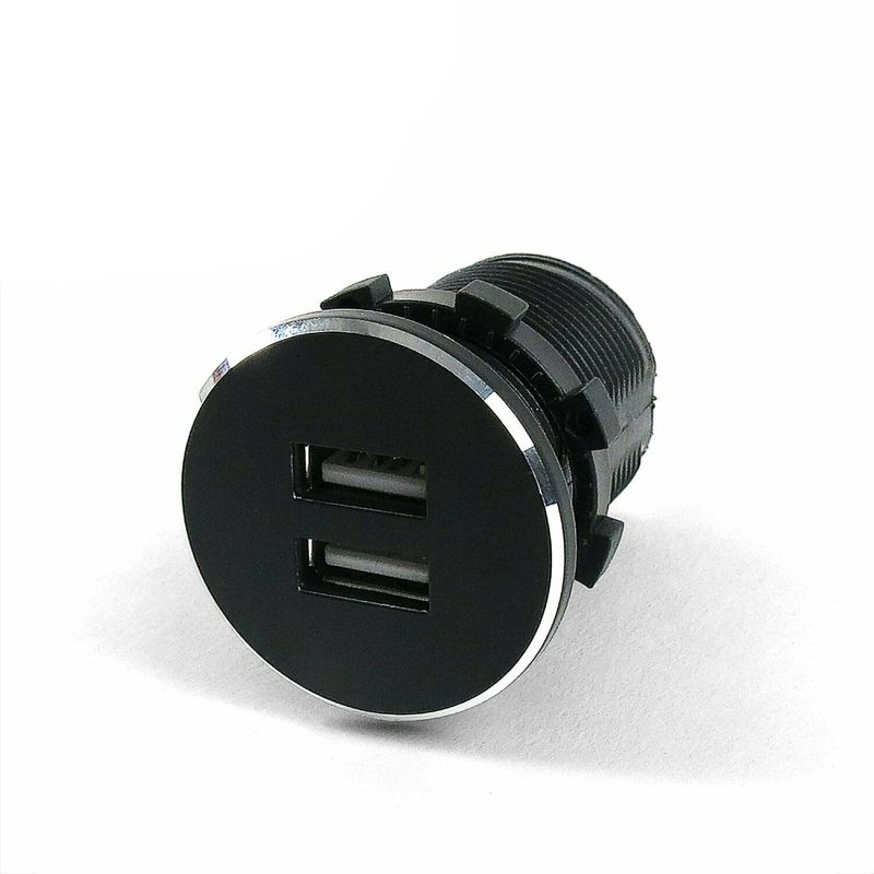 South Mud Bay Dual USB Port 12V Cig Lighter Socket Plug Adapter ...