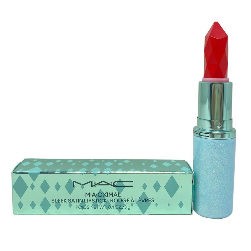 MAC Cosmetics M.A.Cximal Sleek Satin Lipstick - Unexpected Red ...