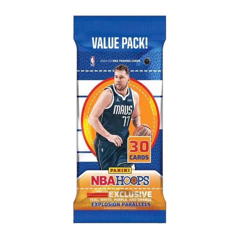 2024/25 Panini Hoops Basketball NBA Jumbo Value Fat Pack (Teal ...