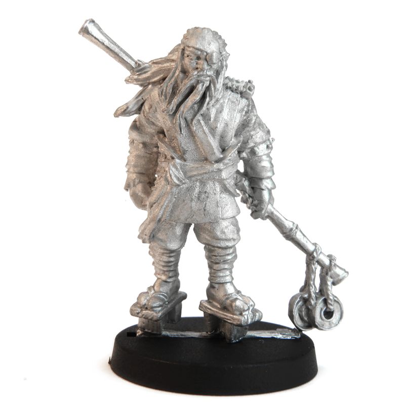 Stonehaven Human Monk Miniature Figure (for 28mm Scale Table Top War ...