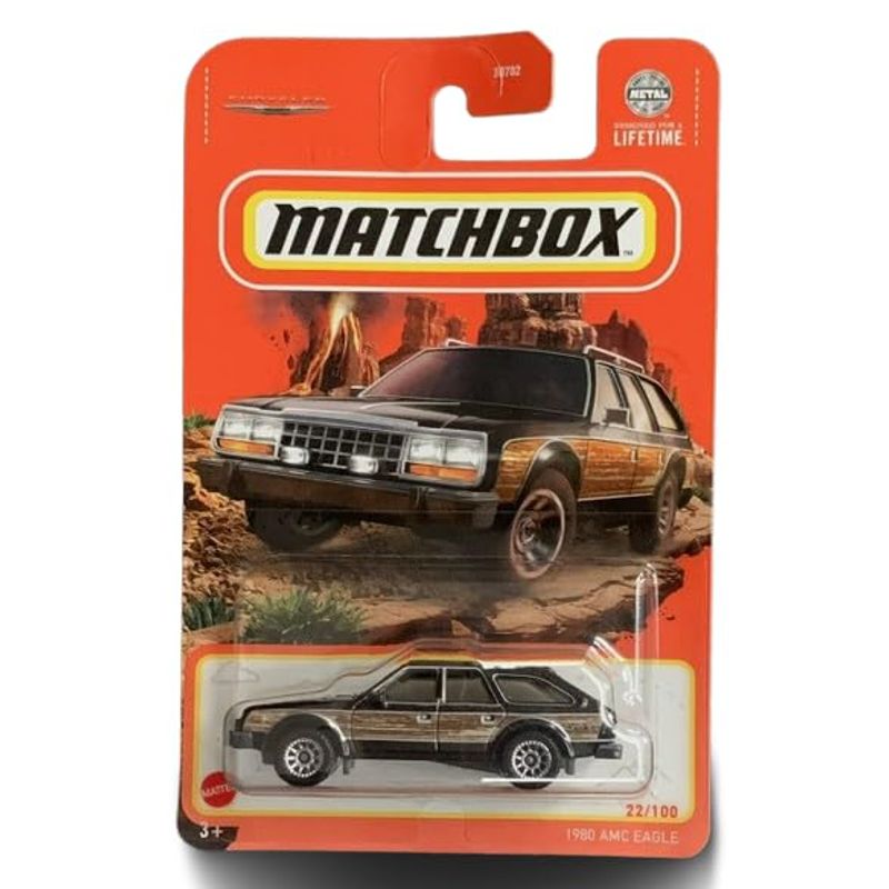 Matchbox 1980 AMC Eagle Diecast Car Model, 1:64 Scale, Black - EveryMarket