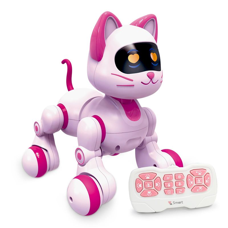 Hitish Remote Control Robot Cat, Programmable RC Smart Cat with Touch ...