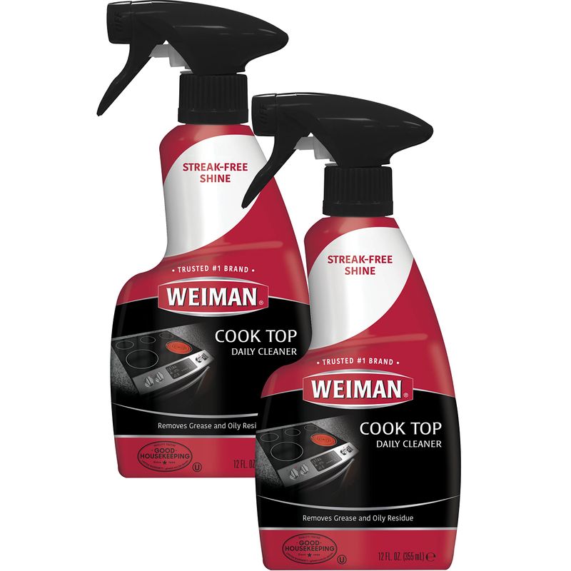 Weiman Cooktop Daily Cleaner & Polish For Ceramic, Glass, Induction ...